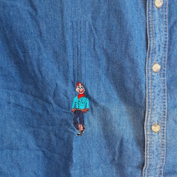Allsport | Shirts | Vintage 9s Real Good Denim Allsport Howdy Doody ...